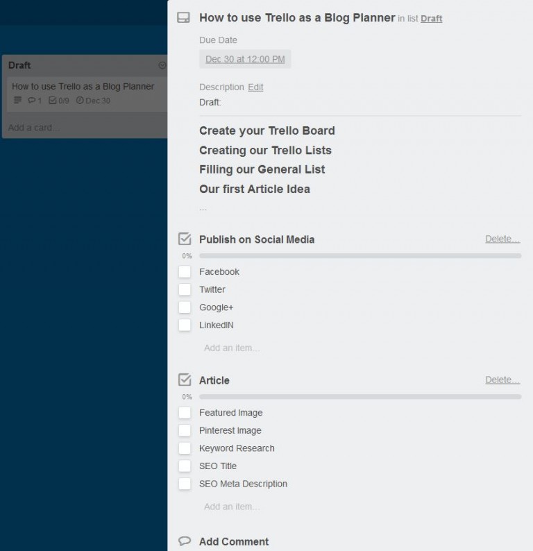How to use Trello as a Blog Planner - Igor Benić