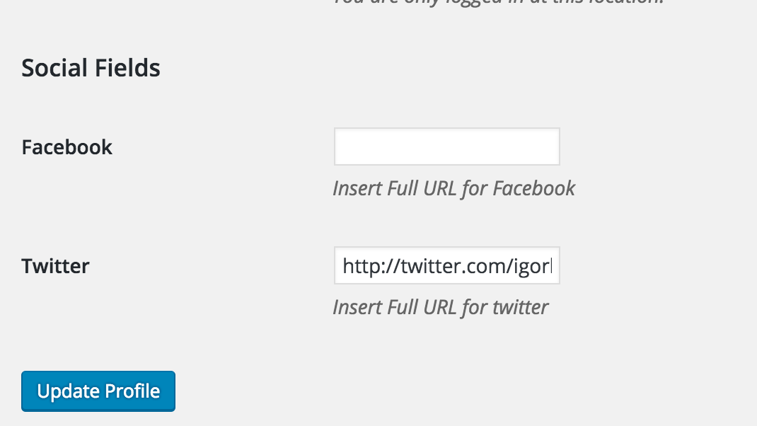 How to Create Custom WordPress Profile Fields - Igor Benić How to Create Custom WordPress Profile Fields - Igor Benić
