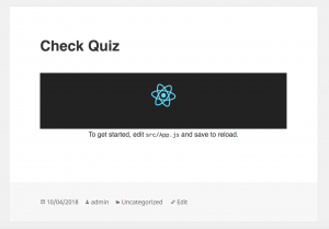 Building a Quiz with React and WordPress REST API: React WP Scripts Tool - Igor Benić